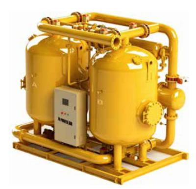 China Heat Regeneration Eco Friendly Compressed Air Dryer FU PROMISE Micro Adsorption Air Dryer for sale