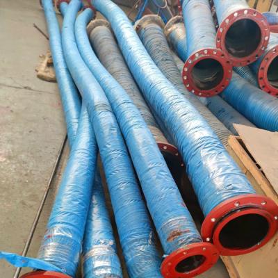 Cina Miniere di carbone Tubo di aspirazione di fanghi 8 pollici 10 pollici Flange spirale Scalatorio di filo d'acciaio in vendita