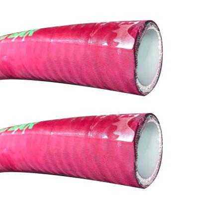 China Superflex Continental XLPE Chemical Hose Blue Bulk Resistant Air Hose Coupling Camlock for sale