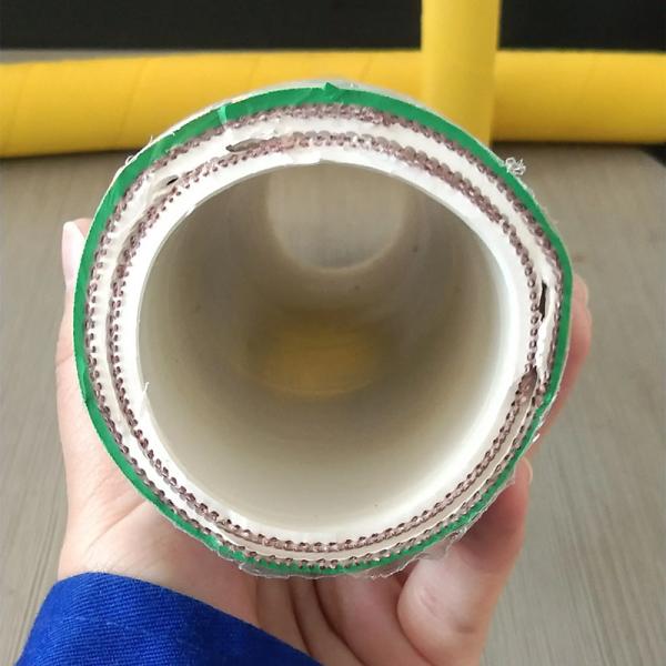 Quality Rubber PVC Chemical Hose Pipe With Steel Wire Spiral for sale