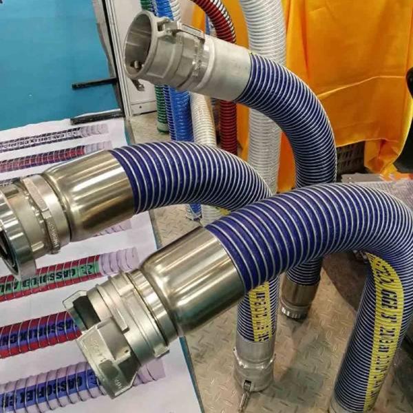Quality Industrial Chemical Cargo Composite Hose Fittings Customized for sale