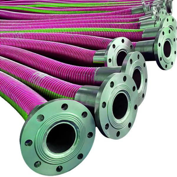 Corrugated Outer Composite Flexible Hose Corrosion Resistant Industrial