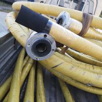 China Flexible Dredging Ceramic Hose Pipe And Bends Rubber Lined for sale