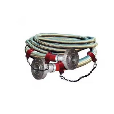 China 3 Inch Rotary Drilling Hose High Pressure Sea Ocean Hammer Union Flexible for sale