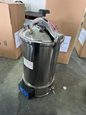 China LED Display Portable Autoclave Machine Stainless Steel Portable Steam Sterilizer for sale