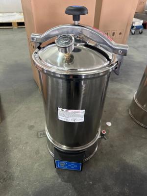 China LED Display Portable Autoclave Machine Stainless Steel Portable Steam Sterilizer for sale