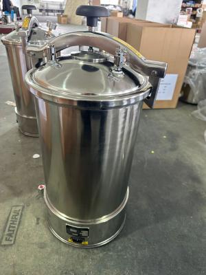 China LED Display Portable Autoclave Machine Stainless Steel Portable Steam Sterilizer for sale