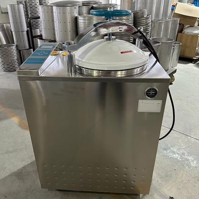 China Quick Open Design Auto Drying 3times Pulse Vacuum Vertical Steam Autoclave for sale