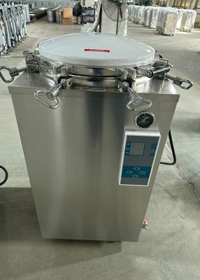 China 150L LED Display Laboratory Use Bolt Door Structure Vertical Autoclave for sale