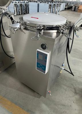 China 150L LED Display Laboratory Use Bolt Door Structure Vertical Autoclave for sale