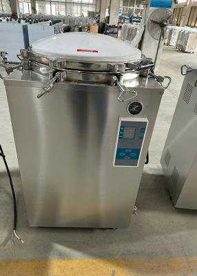 China 150L LED Display Laboratory Use Bolt Door Structure Vertical Autoclave for sale