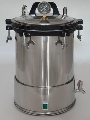 China Manually Control Portable Autoclave Machine Electric Heating Type Portable Dental Sterilizer for sale