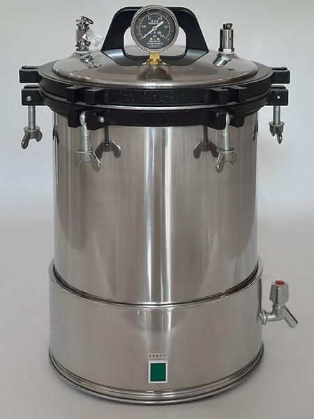 Quality Manually Control Portable Autoclave Machine Electric Heating Type Portable Dental Sterilizer for sale
