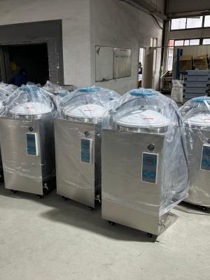 China 50L LCD-Display Schnellöffnungs-Tür Vertikaler Laborautoklav zu verkaufen