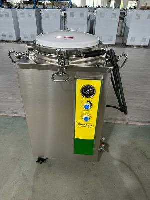 China 150L Knob Display Without Drying Small Clinic Vertical Autoclave Steam Sterilizer for sale