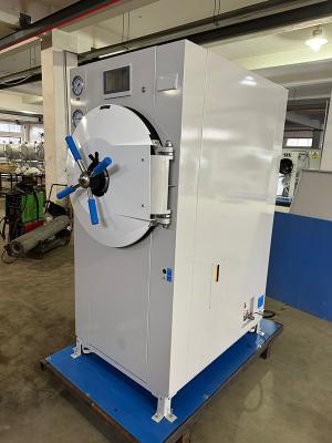China 100L Cylindrical Double-Layer Autoclave for Clinic Surgical Tools Pulse Steam Sterilizer for sale