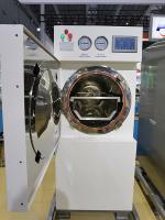 China 100L Horizontal Front Loading Autoclave Cylindrical Electric Unlocking Door 380V 0.245Mpa for sale