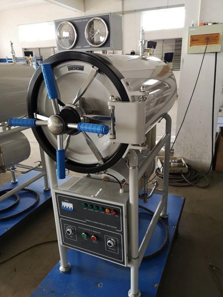 Quality CE Certified Horizontal Steam Sterilizer Medical Laboratory Knob Control Display for sale