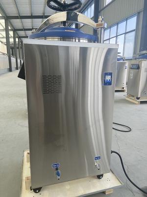 China 50L Betrouwbare Sterilisatie Voor Instrumenten En Verbanden Verticale Autoclaafmachine Te koop