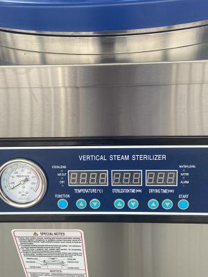 Cina Autoclave a vapore verticale a struttura durevole in acciaio inossidabile da 35L con apertura rapida in vendita