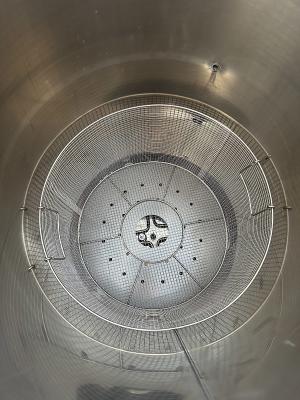 China 75L LED display Vertical Top Loading Autoclave Manual Bolt Locking for sale