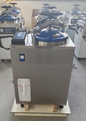 China LED Display Verticale Autoclaafmachine Roestvrij Staal 304 Laboratorium Autoclaafmachine Te koop