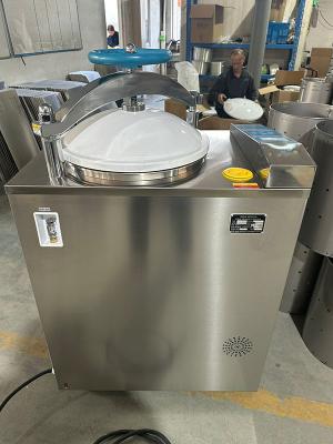 China 50 Litres Vertical Autoclave Machine LCD Touch Screen Display Steam Sterilizer Autoclave for sale