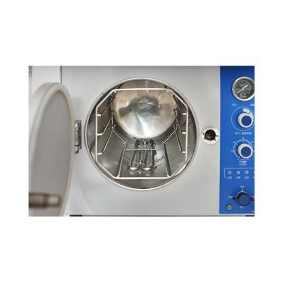 China 20L Tabletop Autoclave Steam Sterilizer Knob Controlled Manual Control for sale