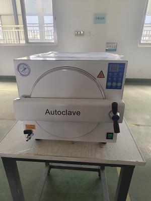China 24L Table Top Autoclave Sterilizer Handle door N Type Autoclave Non Vacuum for sale