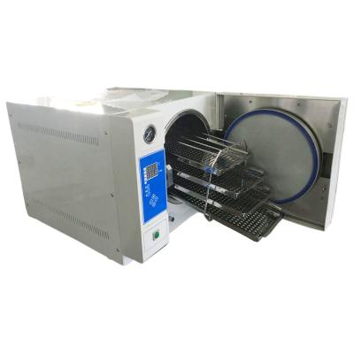 China 50 Liters Front Lading Bench Top Steam Sterilizer Small Composite Without Printer for sale