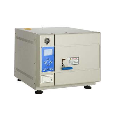 China 35L Table Top Autoclave Sterilizer Manually Door Tabletop Steam Sterilizer for sale