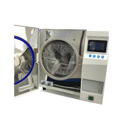 China 12L klas B tafeltop-autoclaafsterilisator LCD-display tafeltop-stoomsterilisator Te koop