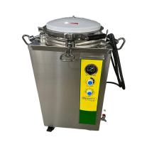 China Bolt Door Vertical Autoclave Sterilizer with Knob Control - 35L to 150L Capacity, 0.25 MPa Working Pressure for sale