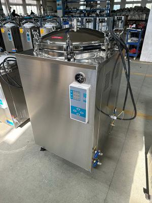 China 150L Vertical Autoclave Machine Liquid Loads Steam Sterilizer Machine for sale