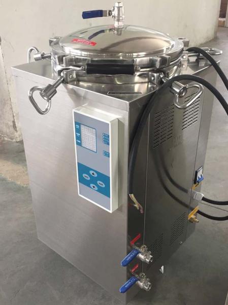Quality 50L Pharmaceutical Sterilization Vertical Laboratory Autoclave Pressure Controlled for sale