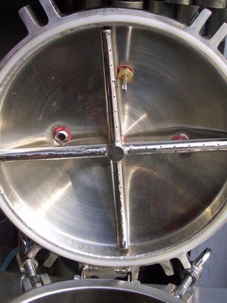 Quality 100L Laboratory Steam Sterilizer Vertical Counter Pressure Autoclave for sale