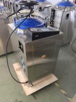 China Microcomputer Controlled Vertical Autoclave 0.22Mpa 134℃ with Drying and Safety System for sale