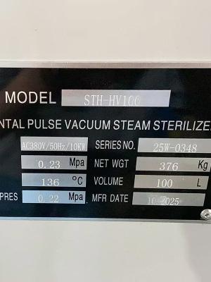 China 100L Single Door Horizontal Autoclave Machine With Vacuum Cycle for sale