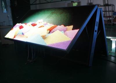 Cina Il doppio del pixel dell'autostazione 25mm ha parteggiato segno del LED, schermo del video di colore pieno 1R1G1B LED in vendita