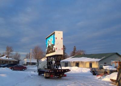 China Electronic Advertising Full Color Truck Mobile LED Display P12 1R1G1B for sale