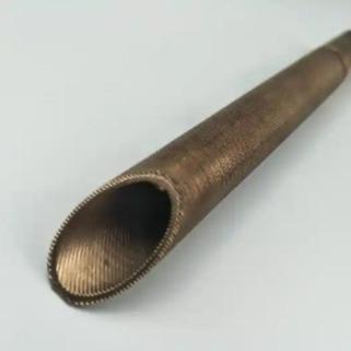 China DELLOK copper tube air cooled aluminum fin evaporator coil or extruded copper low fin tube for sale