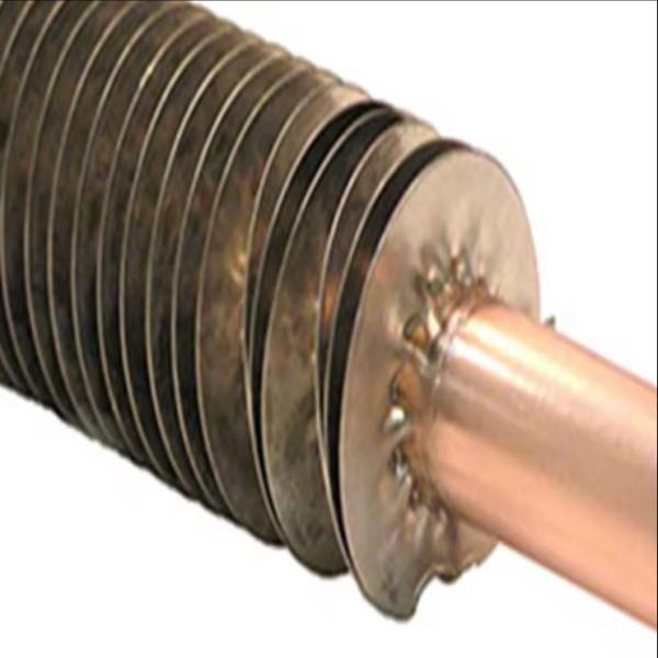 DELLOK Tubes en acier inoxydable de cuivre avec nageoires spirales en aluminium SS L/LL/KL ou nageoires extrudées