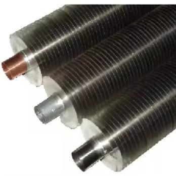 China DELLOK Efficiency Heat Exchanger Fin Tube with Tube Support Box 90° Elbow 12-24 Fins for sale