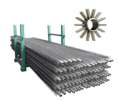 중국 엑스트루레이드 탄소 강철 핀 튜브 검은 색 페인트 맑은 색상 고형 톱니 핀 1-5mm 두께 판매용