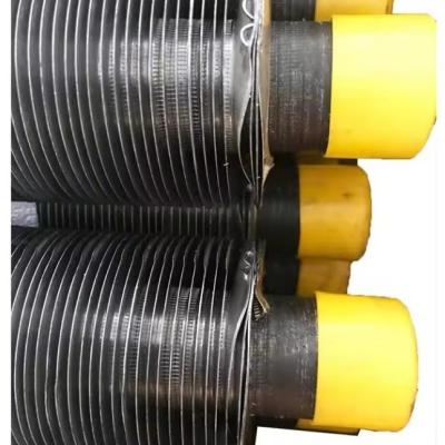 China DELLOK Temperature Carbon Steel Fin Tube With Alu Copper Fins 0.3-1.2mm 2.5-20mm Spacing for sale