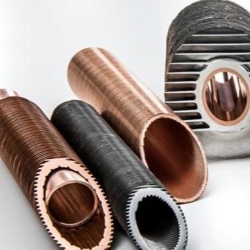 China DELLOK Copper Embedded Fin Tube Machine Temperature Rating -40\u00b0C To 400\u00b0C for sale
