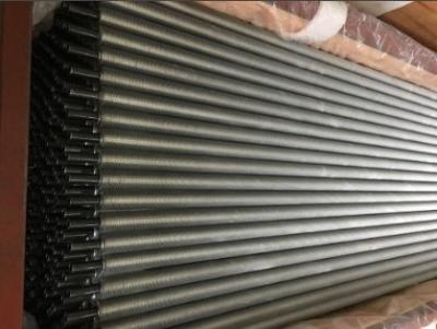 China DELLOK Temperature Extruded Solid Fin Tube With Smooth Finedge And Beveled Tube End for sale
