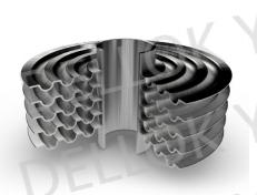 China DELLOK YONGHUI  EFFICIENT & COMPACT DUAL ENHANCED FINNED TUBES for sale