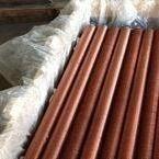 China DELLOK Solid Plain CuNi Type OD 16mm 12FPI Refrigeration Copper Tube with 18,000mm Length and 50.8mm Max Diameter for sale