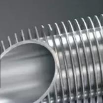 Cina Lo scambiatore di calore elicoidale di DELLOK ha dentellato la tubatura d'acciaio rotonda di 0.8mm in vendita